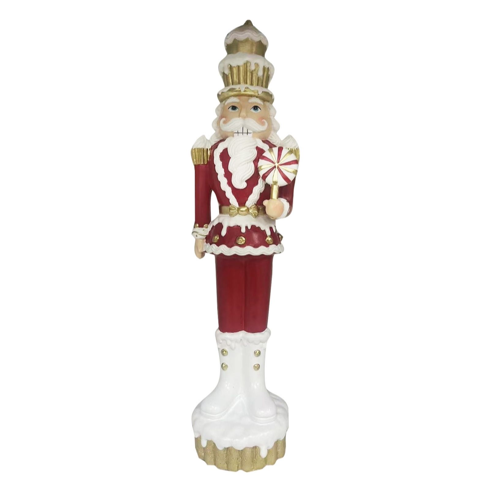 Santa Express Candy Cane Nutcracker - QVC UK