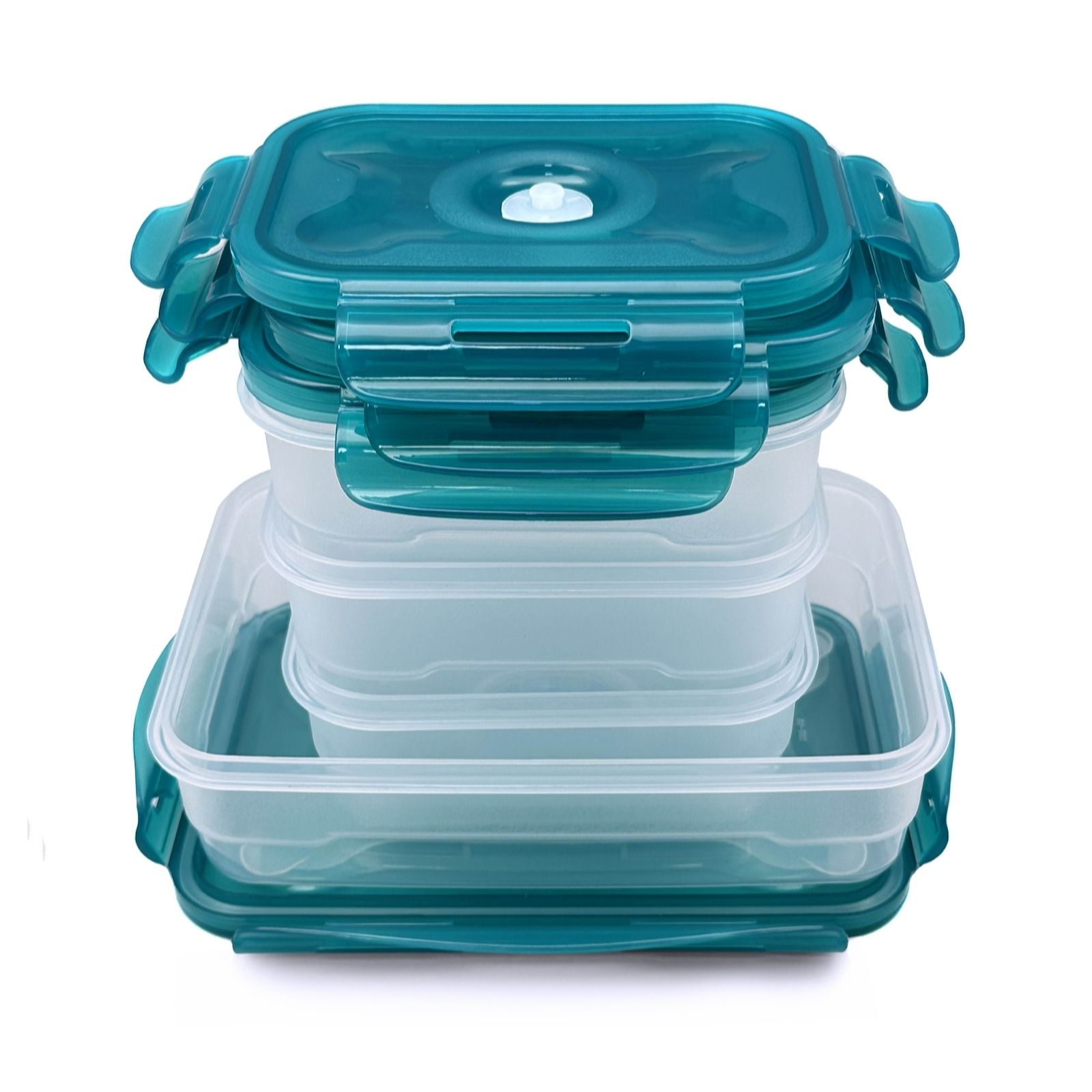 Outlet Cook's Essentials Set of 4 Assorted Vacuum Containers - QVC UK