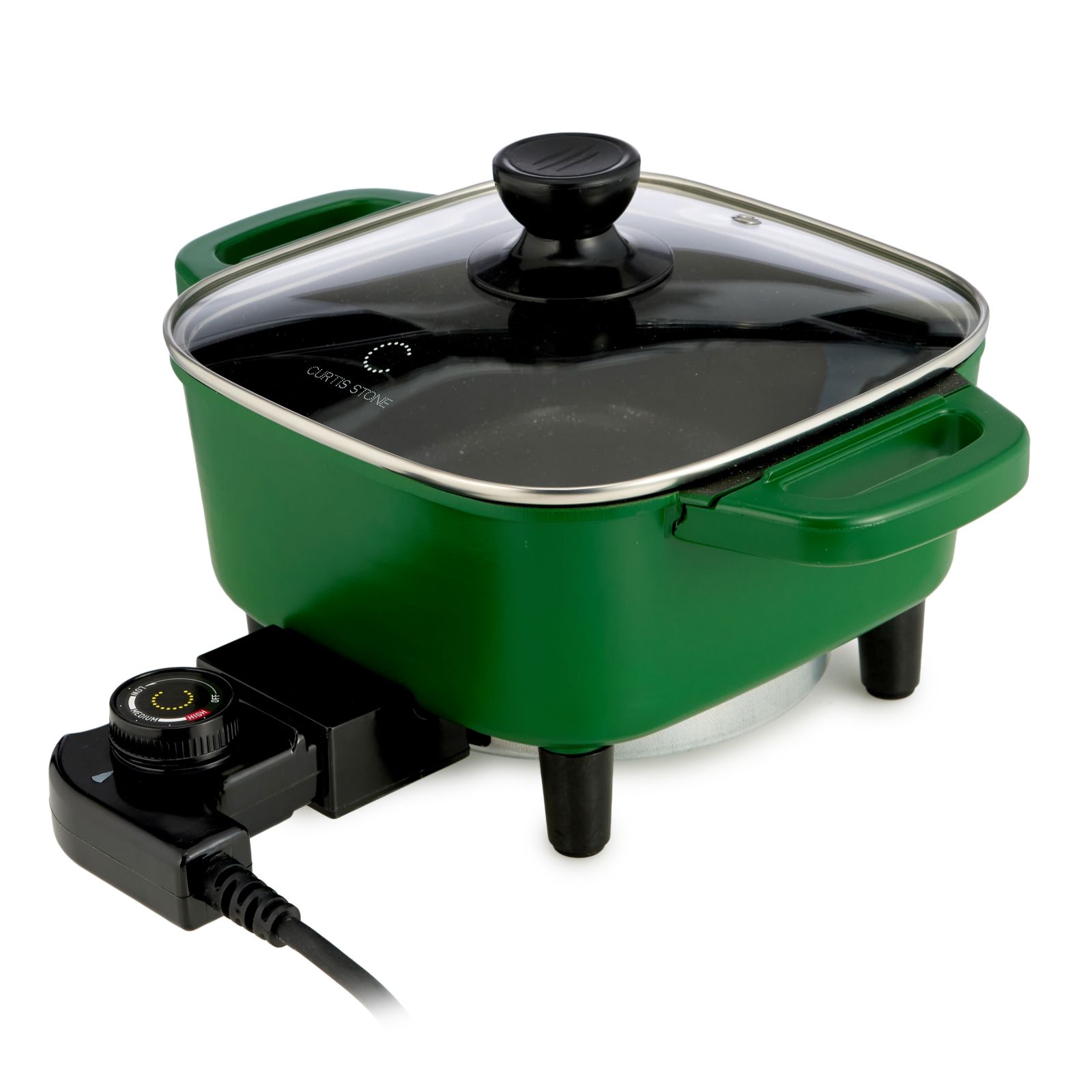 Curtis Stone 8 Inch Dura-Pan Nonstick Electrical Skillet - QVC UK