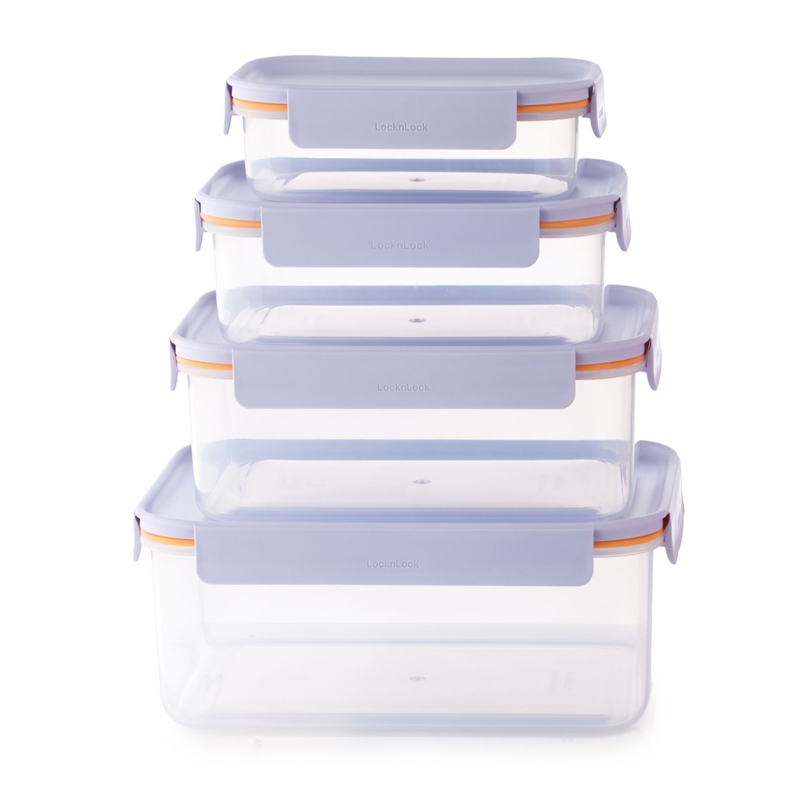 Lock & Lock Set of 8 Nestable Containers Set - QVC UK
