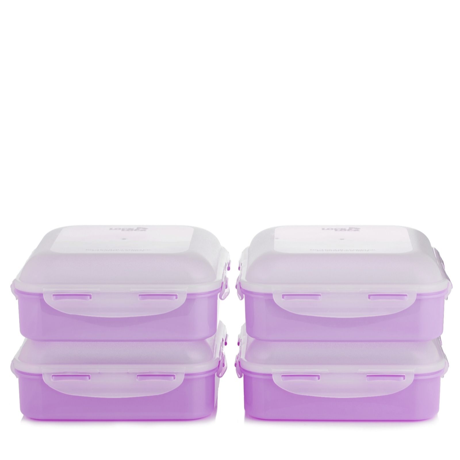 Outlet Lock & Lock Set of 4 Storage Containers with Dome Lids - QVC UK