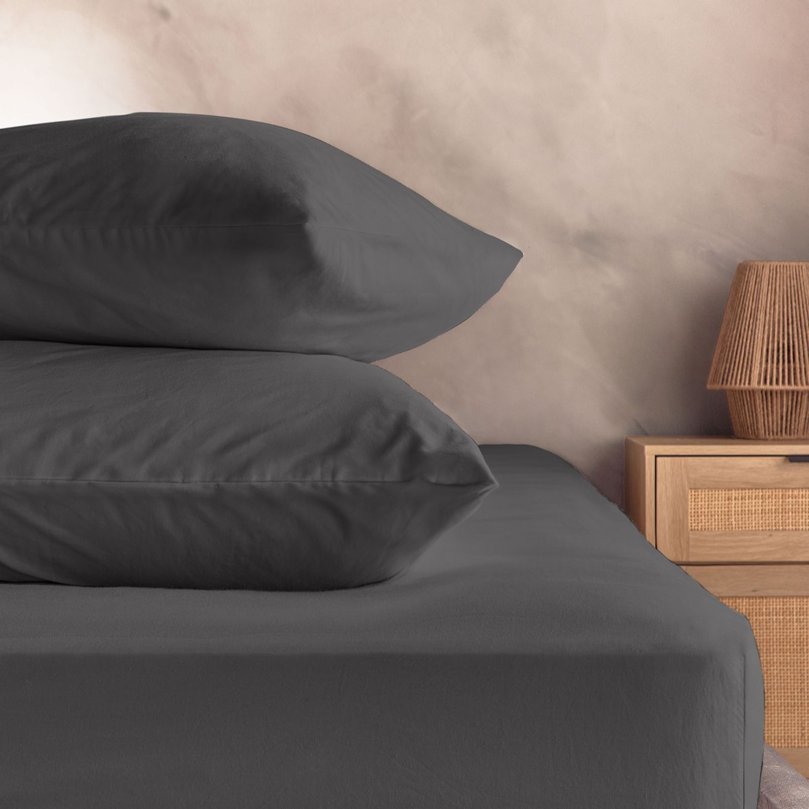 Silentnight Cotton Rich Washed Fitted Sheet - QVC UK
