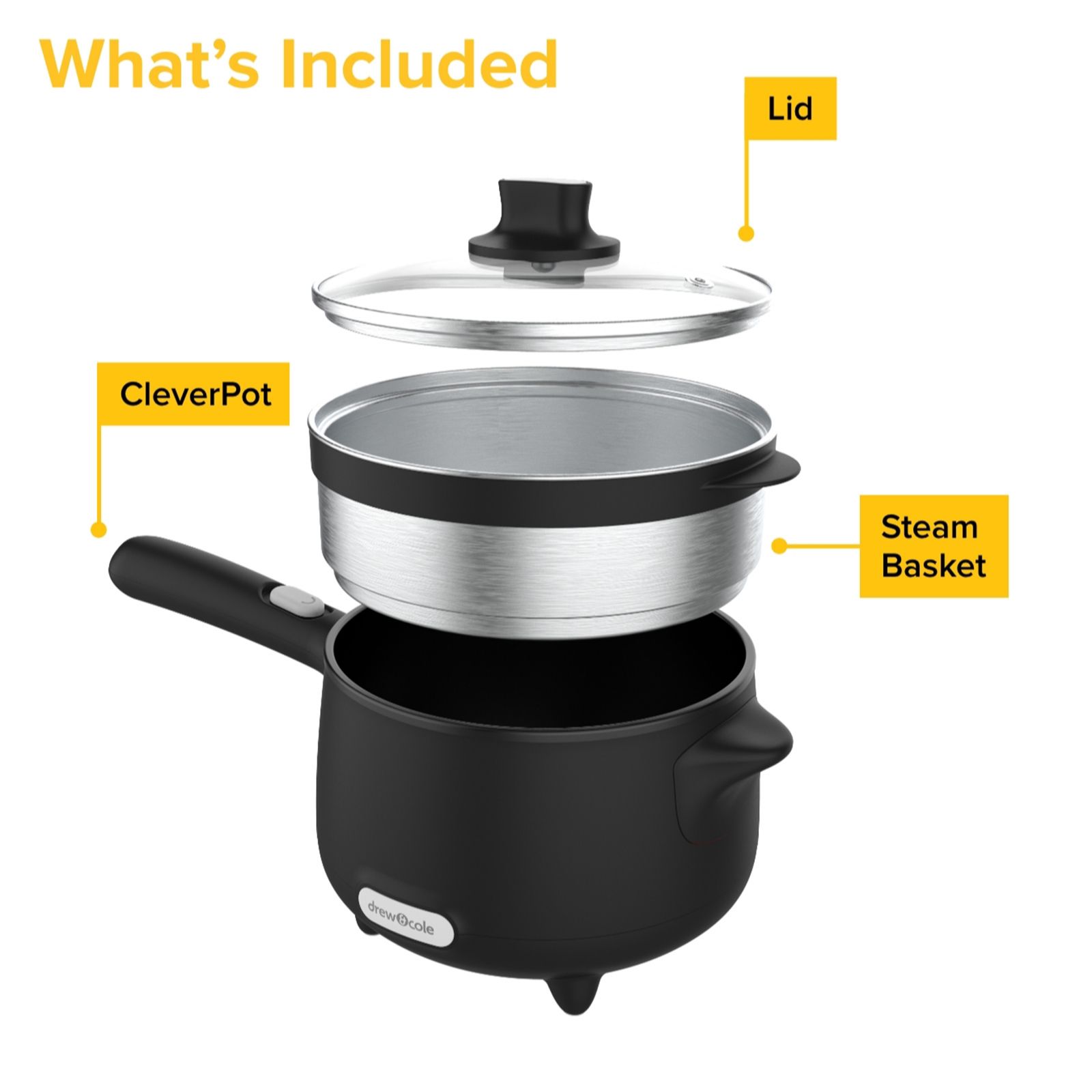 Drew & Cole Clever Pot - QVC UK