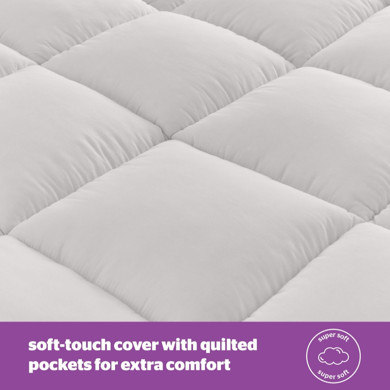 Silentnight Ultimate Deep Sleep 1000 Mattress Topper - QVC UK
