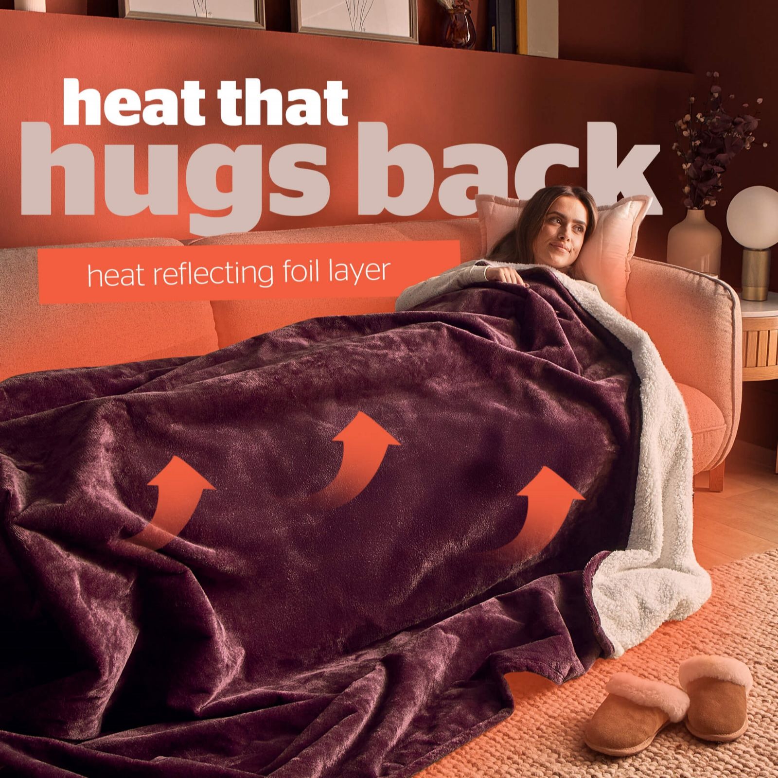 Silentnight Heat Genie Giant Blanket Duo - QVC UK