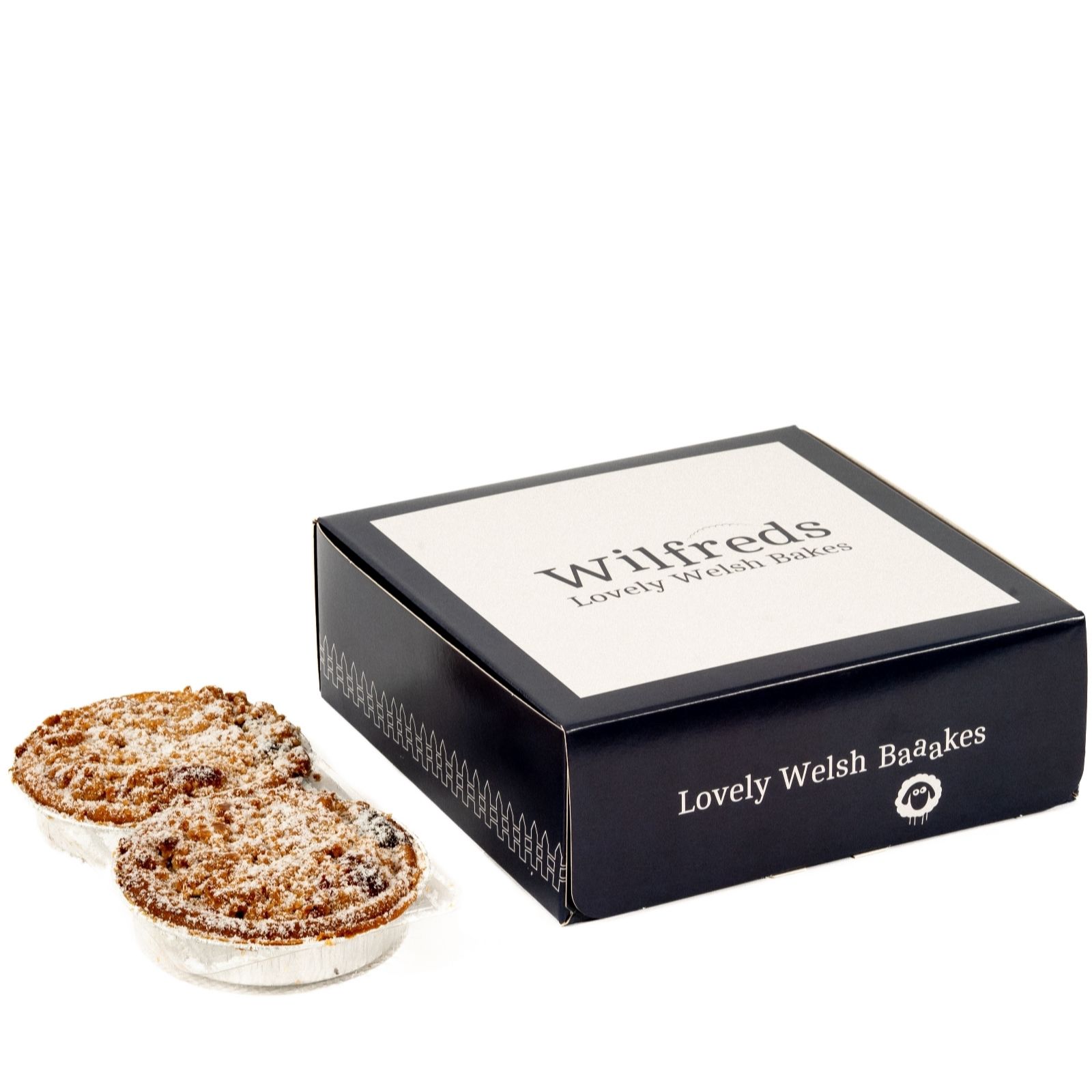 Wilfred's Pies Set of 8 Apple & Caramel Crumble Tarts - QVC UK