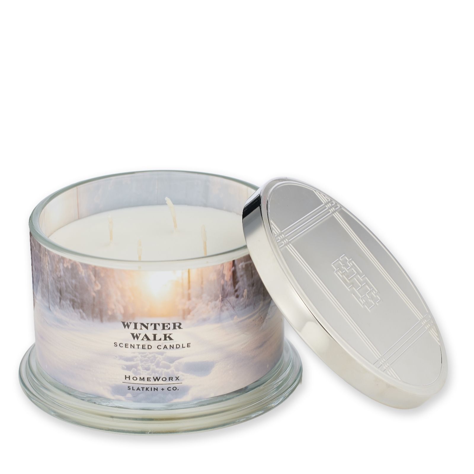 Homeworx by Slatkin+Co. Winter Walk 18 oz 4 Wick Candle And Reed ...