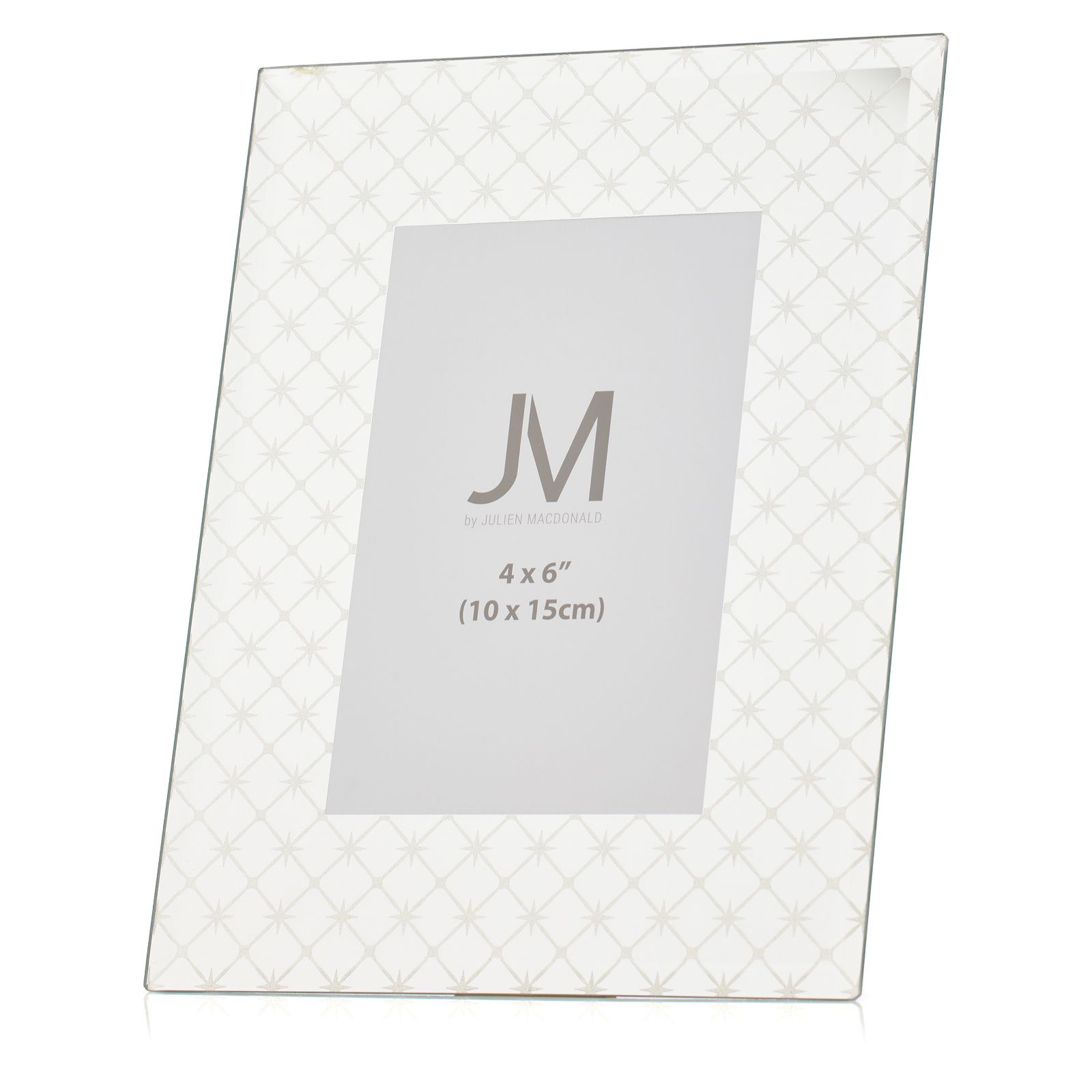 JM By Julien Macdonald Star Etched Photo Frame in Gift Box - QVC UK
