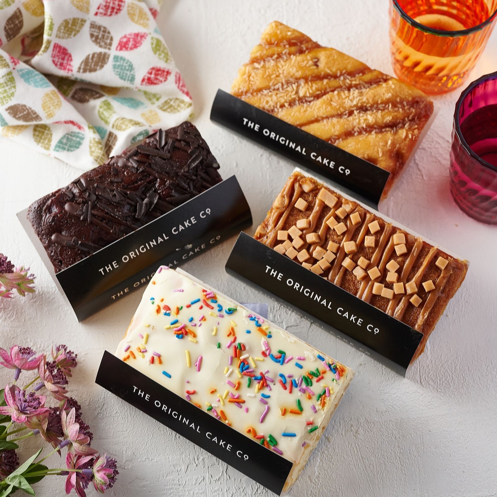 The Original Cake Company 4 Piece Tray Cakes - QVC UK