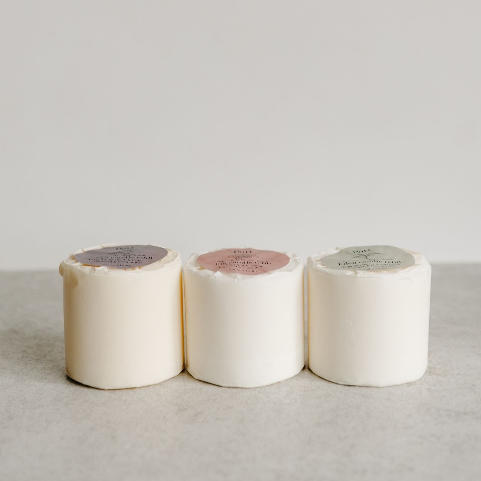 Pott Refillable Candles Set of 3 Limited Edition Refills - QVC UK