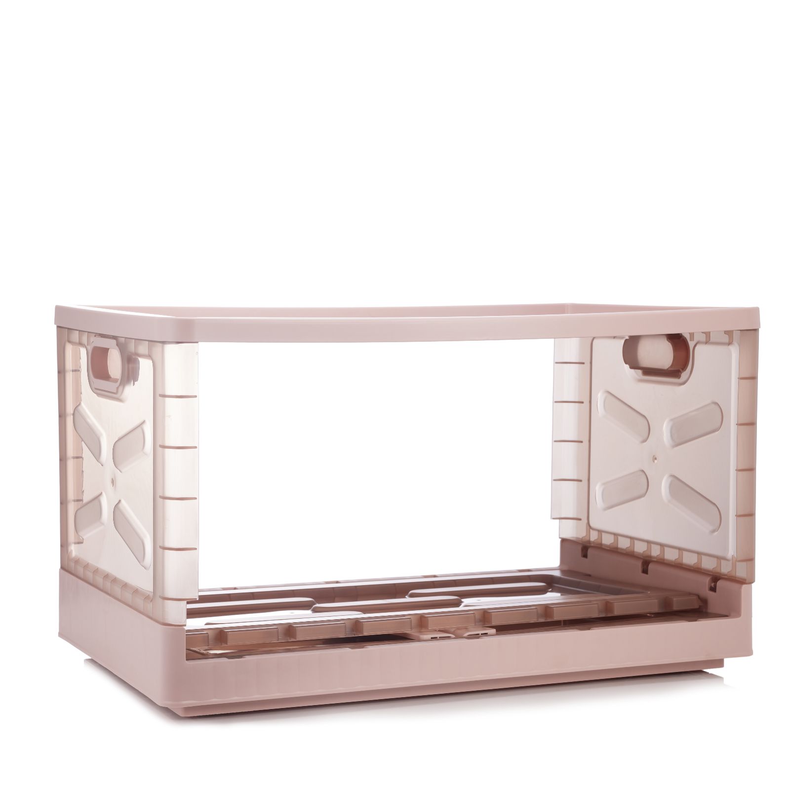 Organised Options Set of 2 Foldable Collapsible 72L Storage Boxes - QVC UK