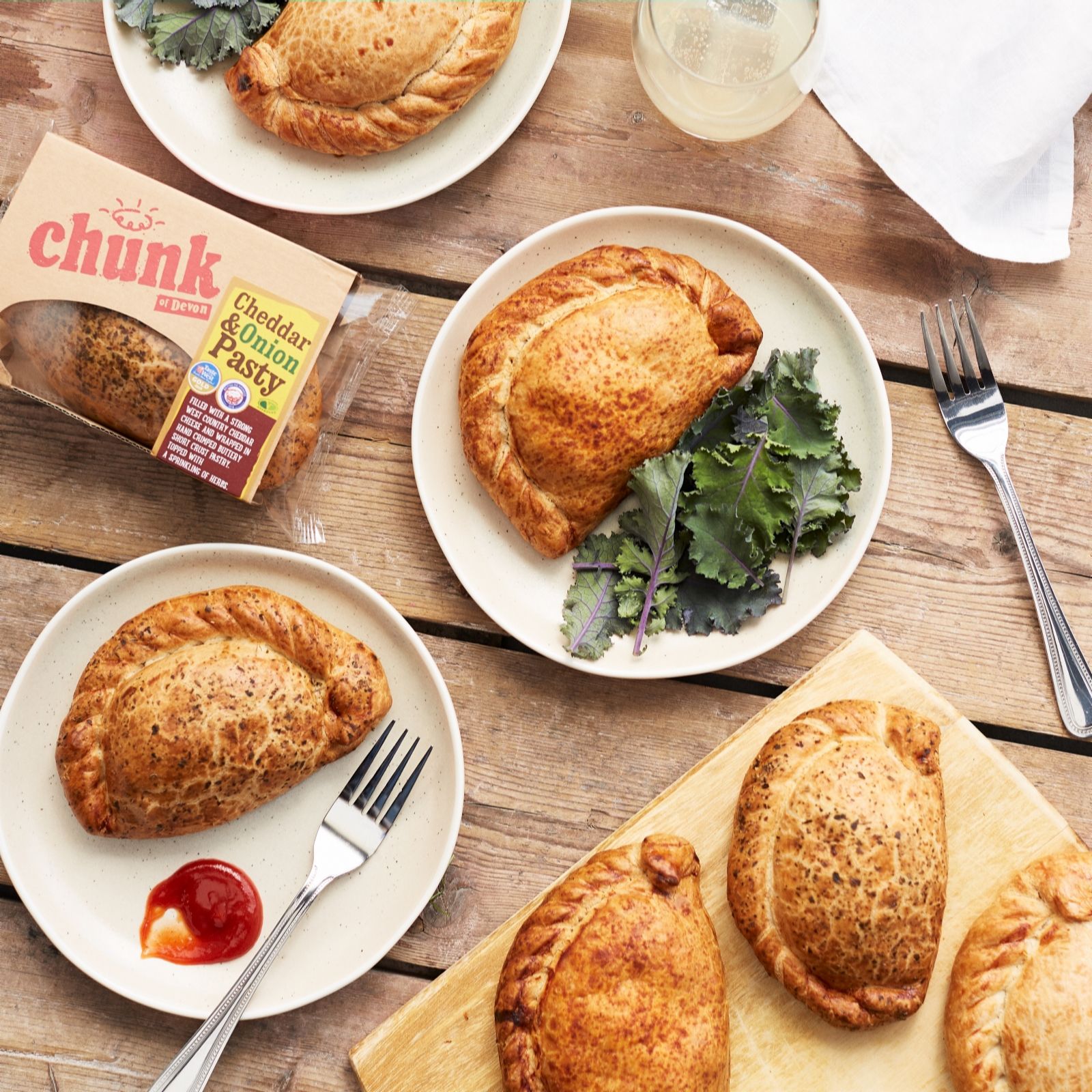 Chunk of Devon 12 Piece Steak Chicken & Vegetable Variety Pasties - QVC UK