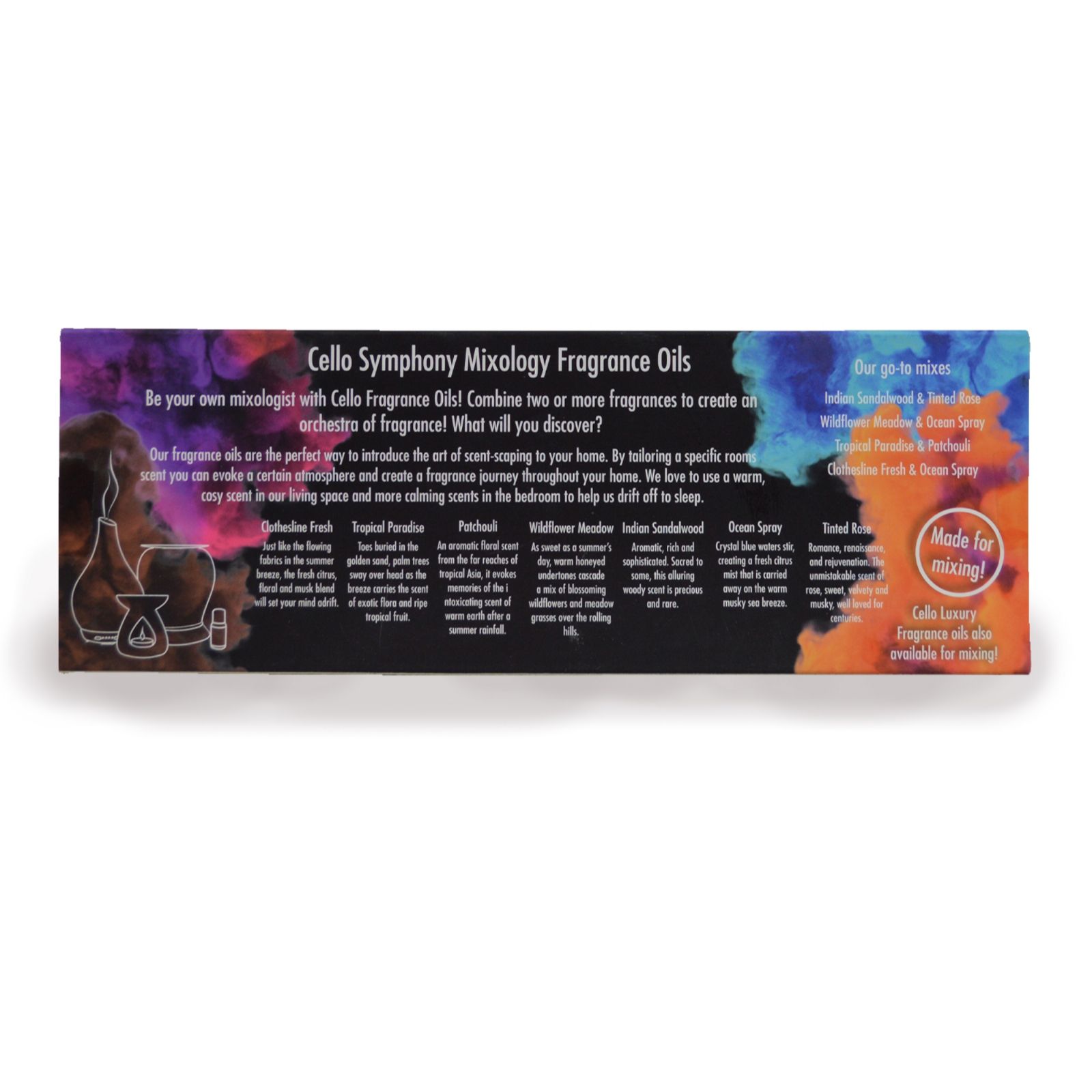 Cello Symphony Mixology 7 Piece Fragrance Oil Bundle - QVC UK