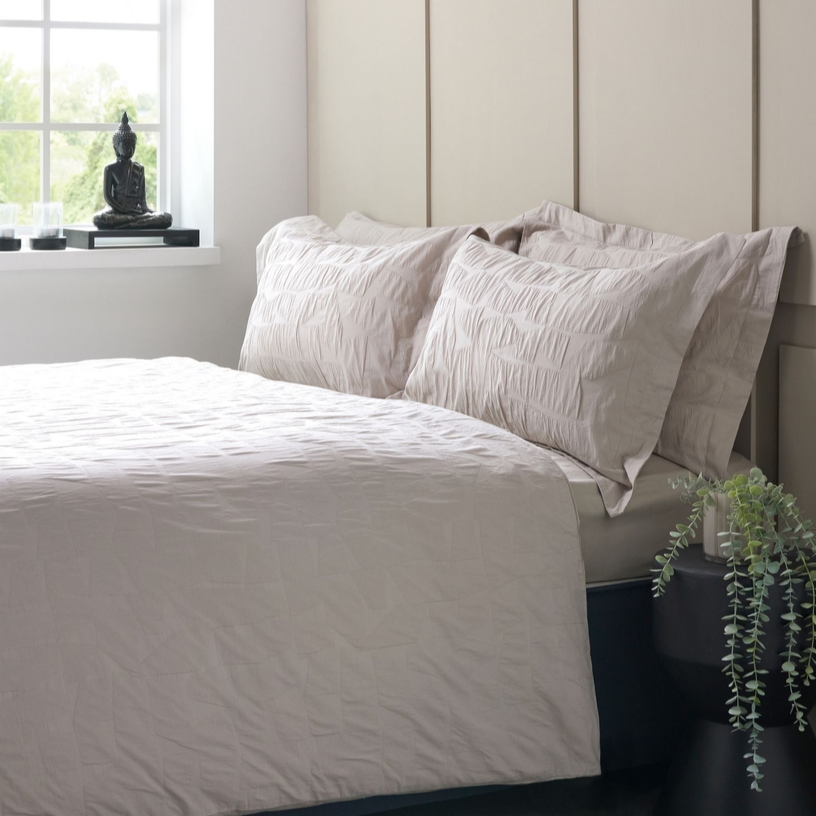 Outlet K by Kelly Hoppen 100% Cotton Matelasse Jacquard 6 Piece Duvet ...