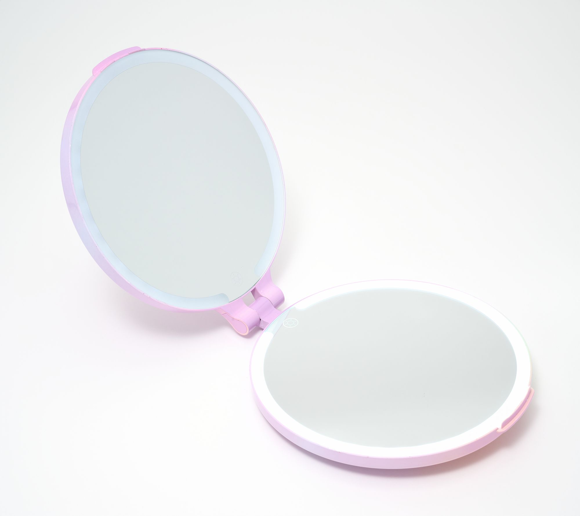 Pop Sonic Luna Compact LED Mirror with 1X/7X Magnification - QVC.com
