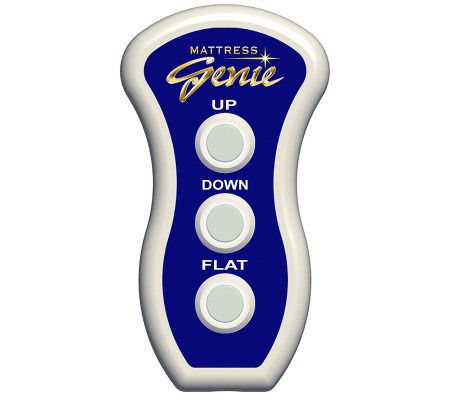 Contour Mattress Genie Bed Wedge with Remote -Twin - QVC.com