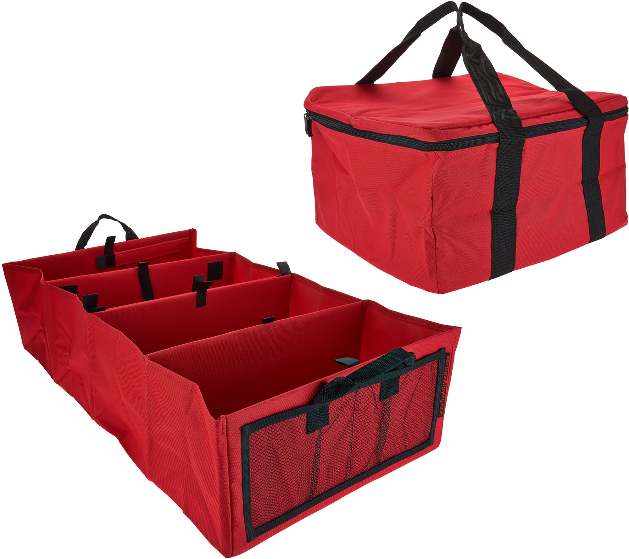 "As Is" 6-Way Folding Trunk Organizer Car Caddy w/Hot/ Cold Carrier ...