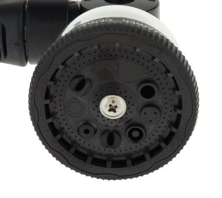 Set of 2 25' Coiled Garden Hoses with 9-Pattern Rotating Nozzle - QVC.com