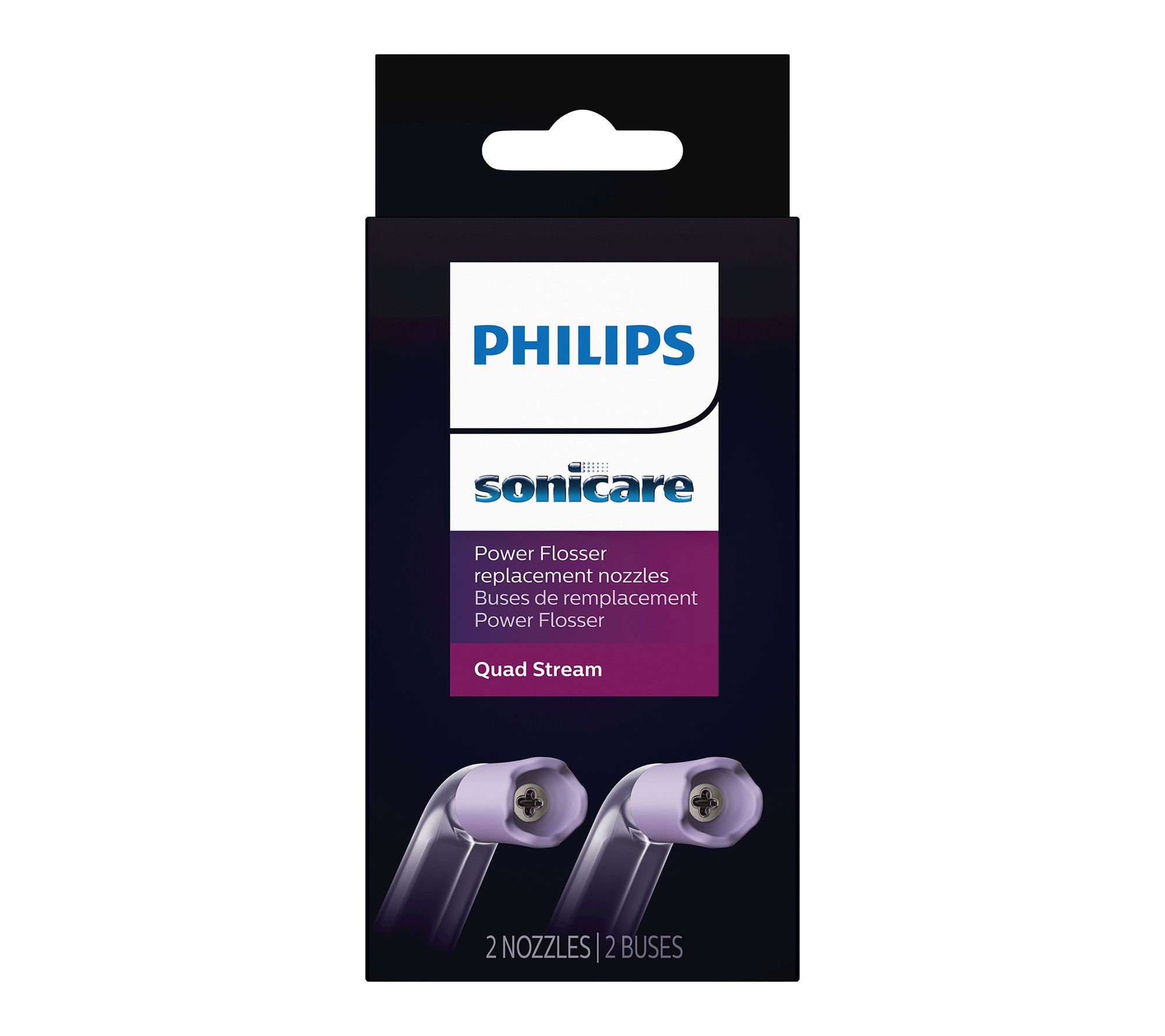 Philips Sonicare Quad Stream Oral Irrigator Nozzle 2pk - QVC.com