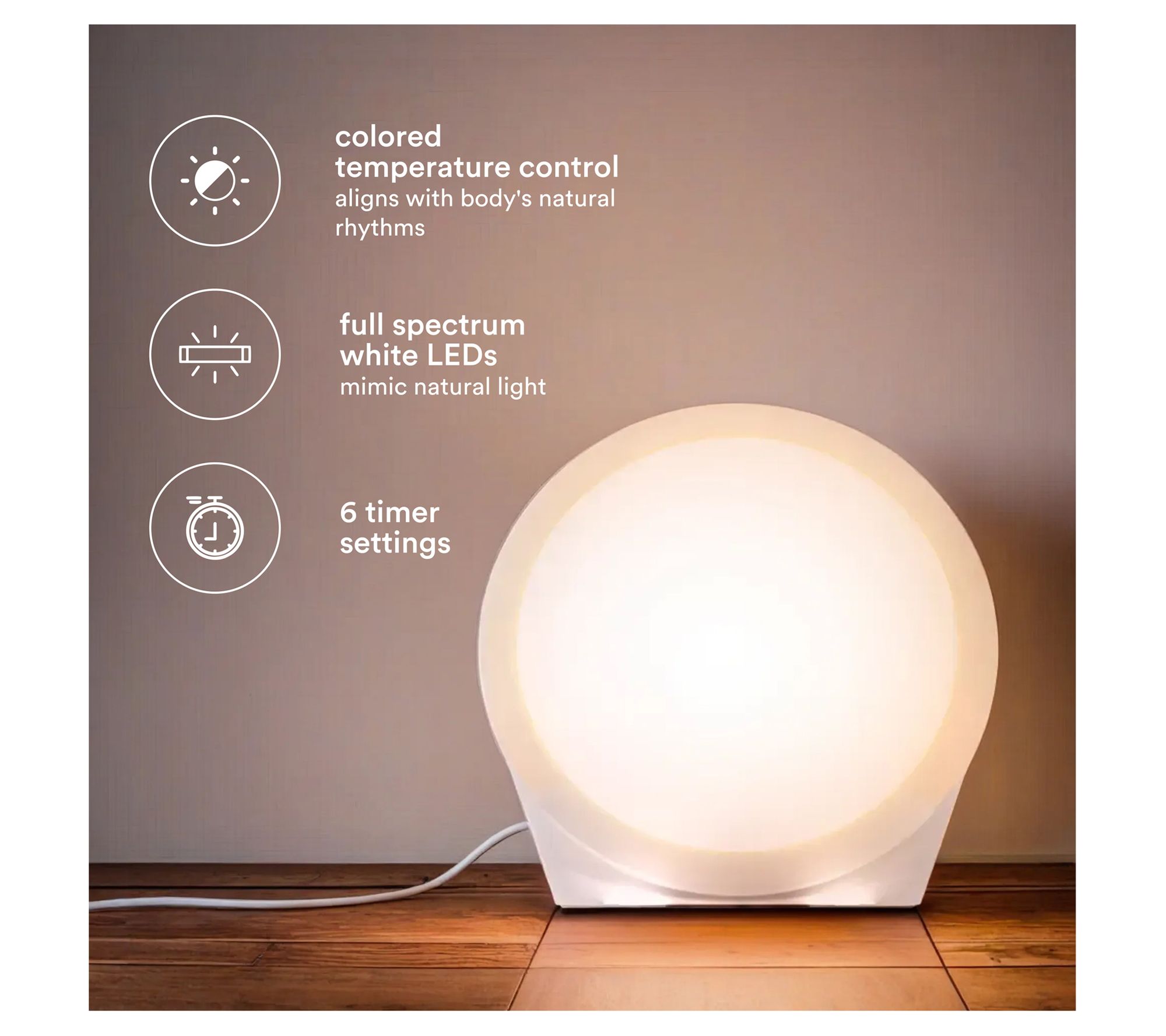HoMedics Desktop Daylight Seasonal Therapy SADLamp - QVC.com