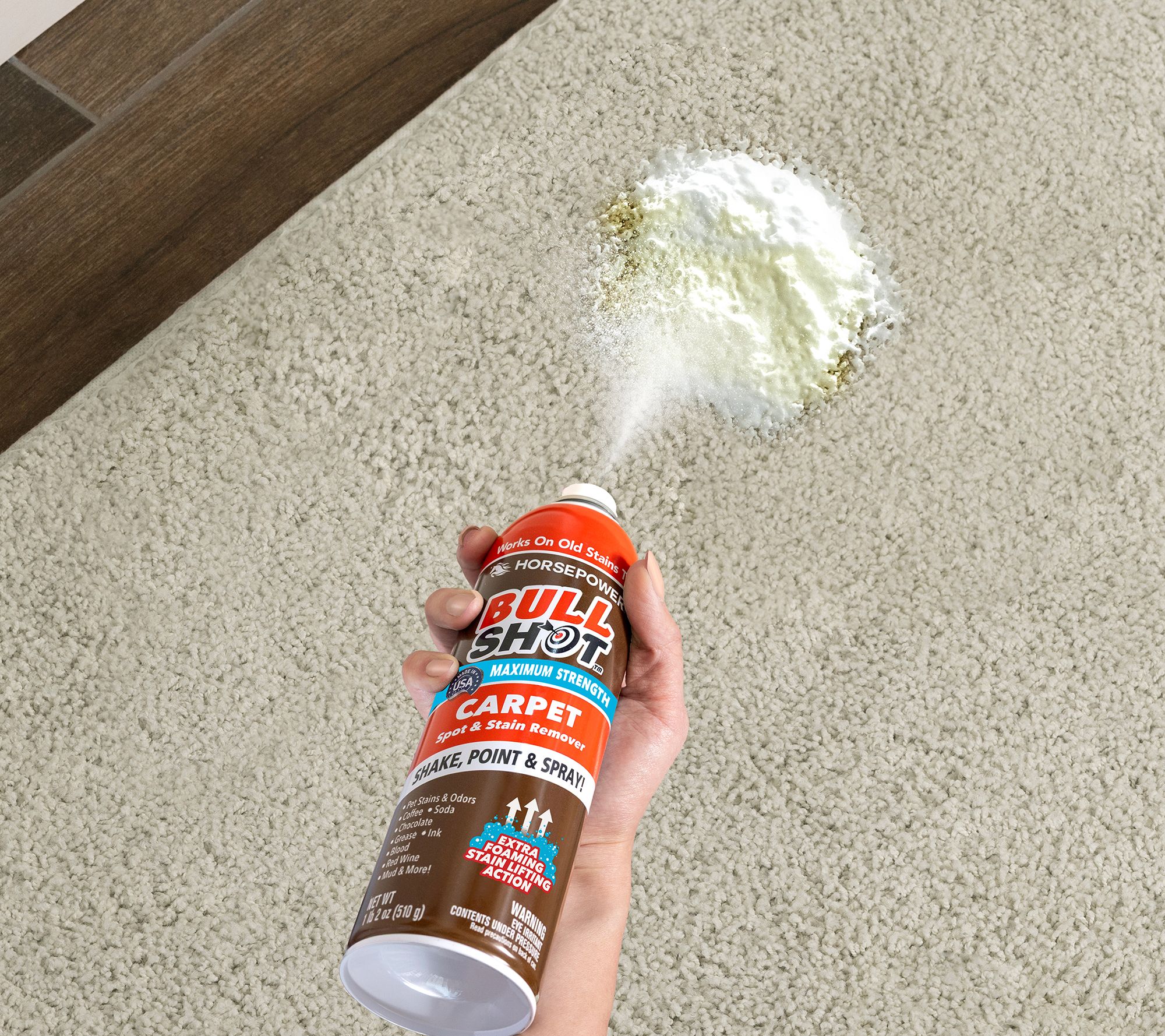 Bull Shot S/2 18oz Max Strength Carpet Spot & Stain Remover - QVC.com