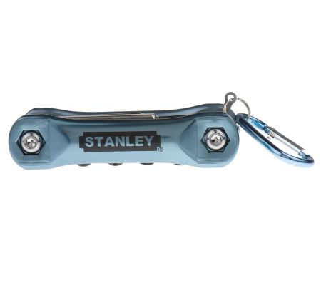 Stanley Set of 3 Mini Multi-Socket Tools with Carabineer Clip - QVC.com