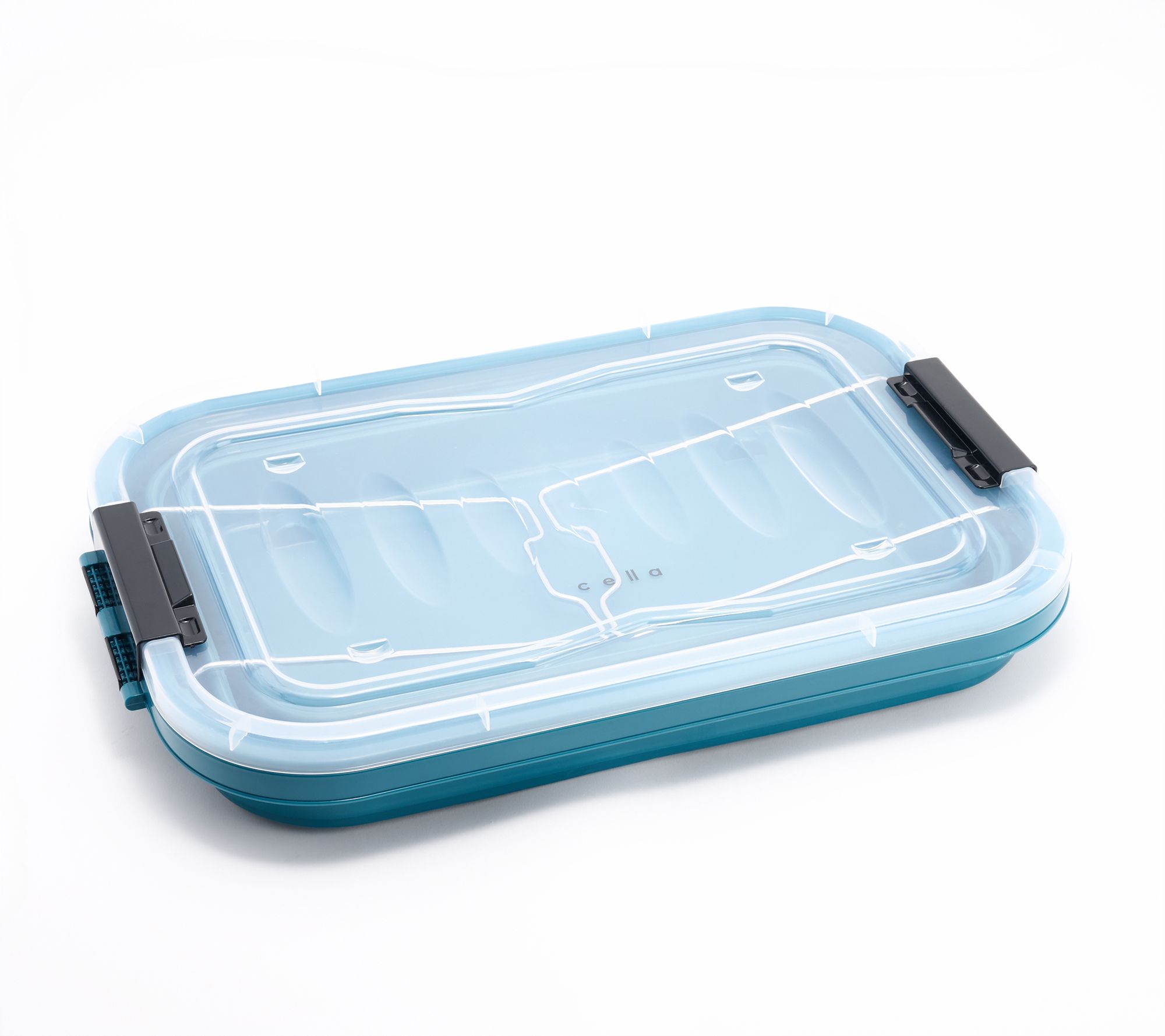 Cella Set of 2 XL Collapsible Storage Bins with Lids & Wheels - QVC.com