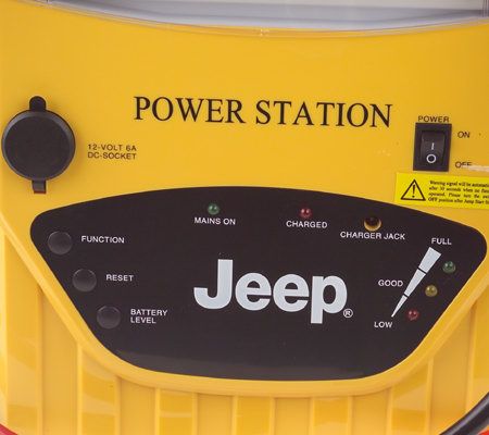 Jeep Portable Power Station w/Jump Starter and Spotlight - QVC.com
