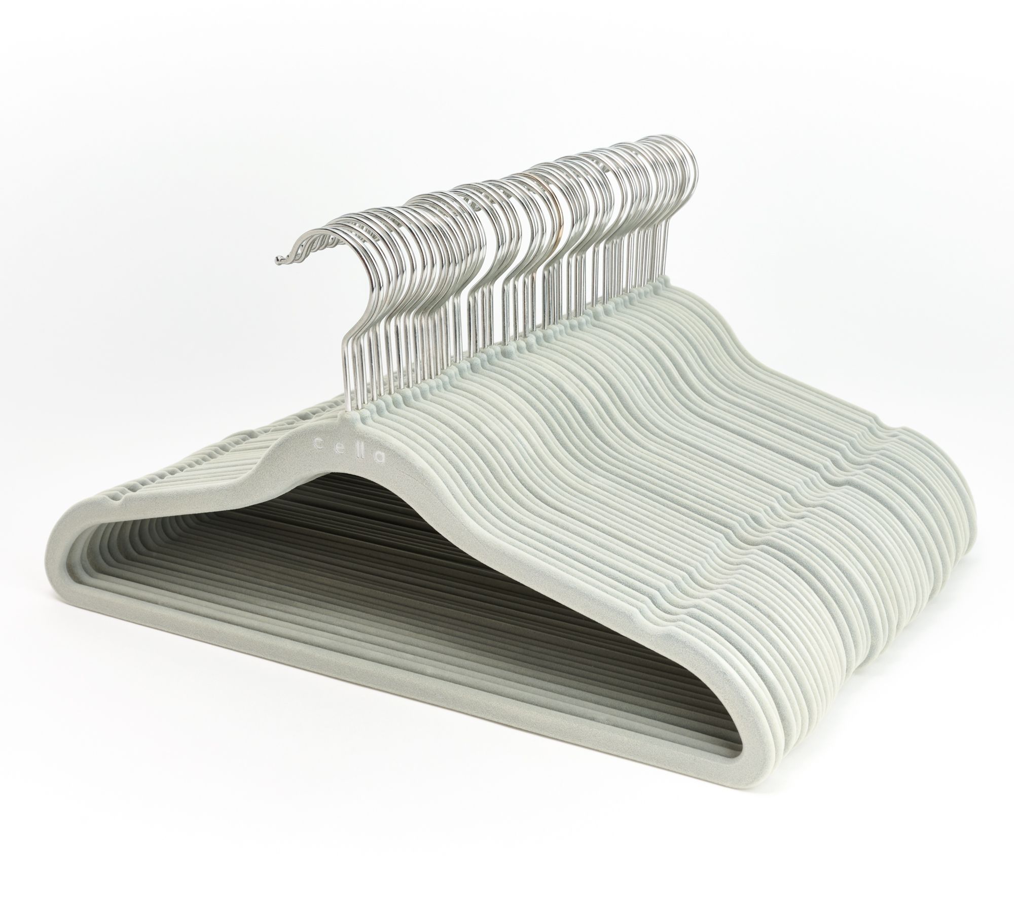 "As Is" Cella 50-pack Velvet Slim Hangers - QVC.com