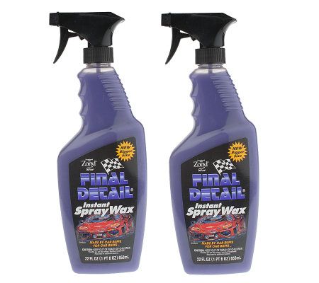 Final Detail Set of 2 Spray Wax with DuPont Zonyl Fluoroadditive - Page ...