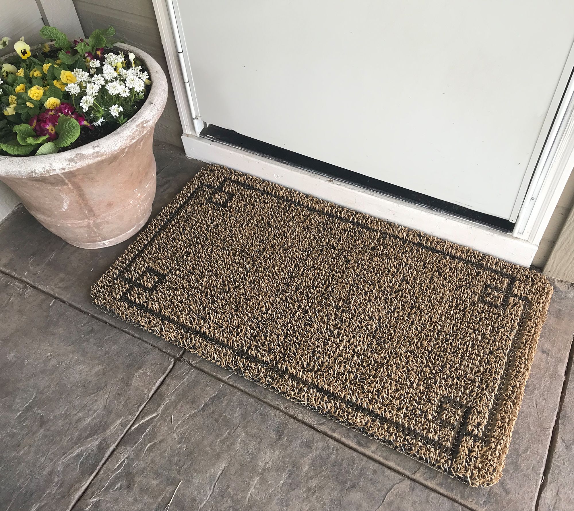 (QVC) Grassworx Set of 2 Dirt Trapper 20"x36" Outdoor Astroturf Mats ...