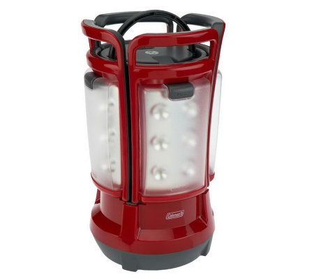 Coleman Rechargeable Quad Lantern w/24 LED Lights - QVC.com