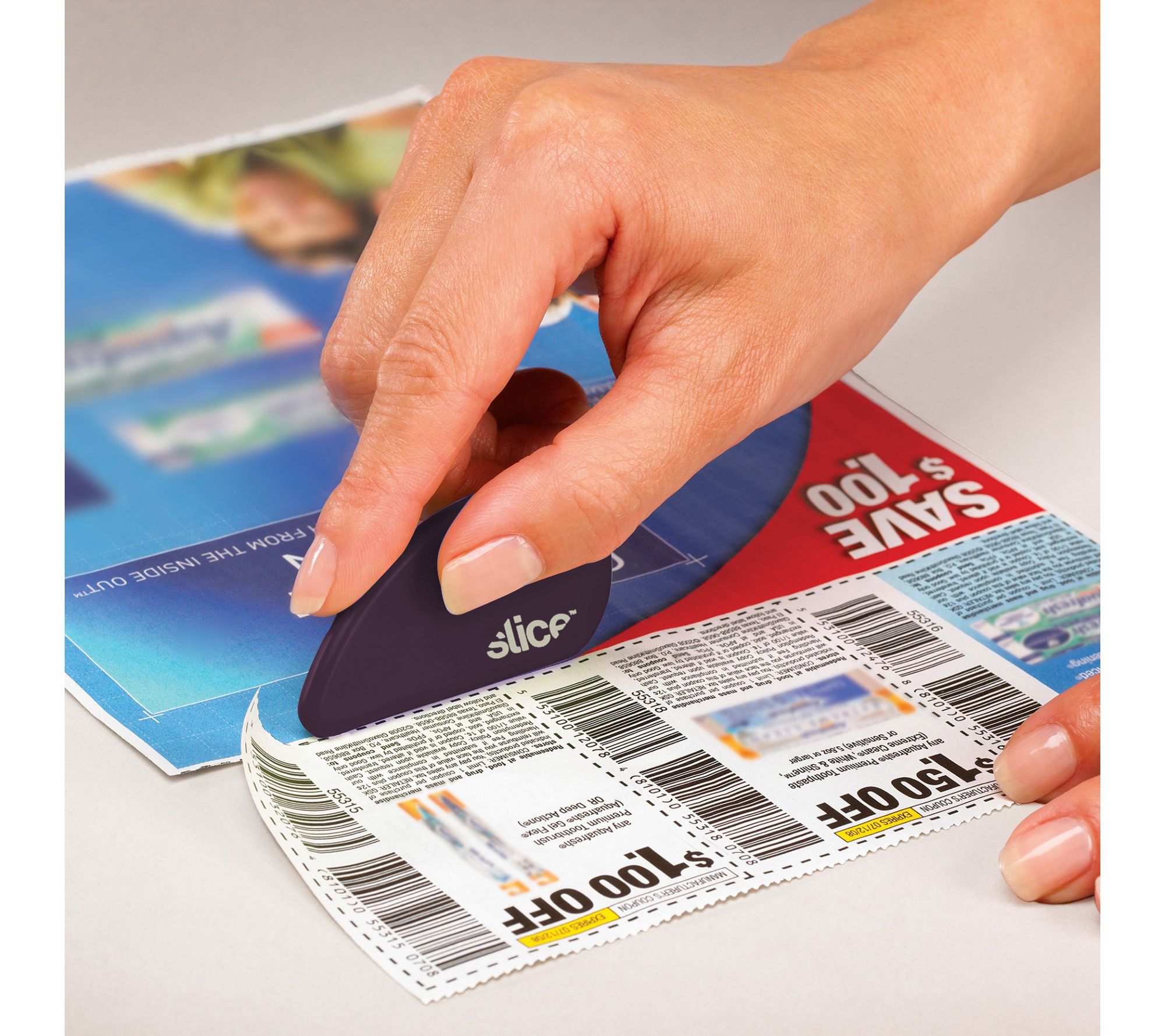 Slice Set of 2 Ceramic Box Cutters and 2 Safety Cutters - QVC.com