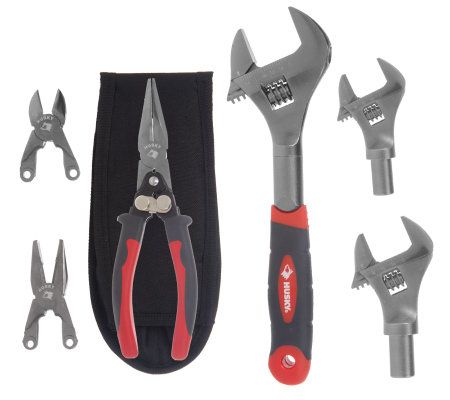 Husky Multi-Head Wrench and Pliers Combo - QVC.com