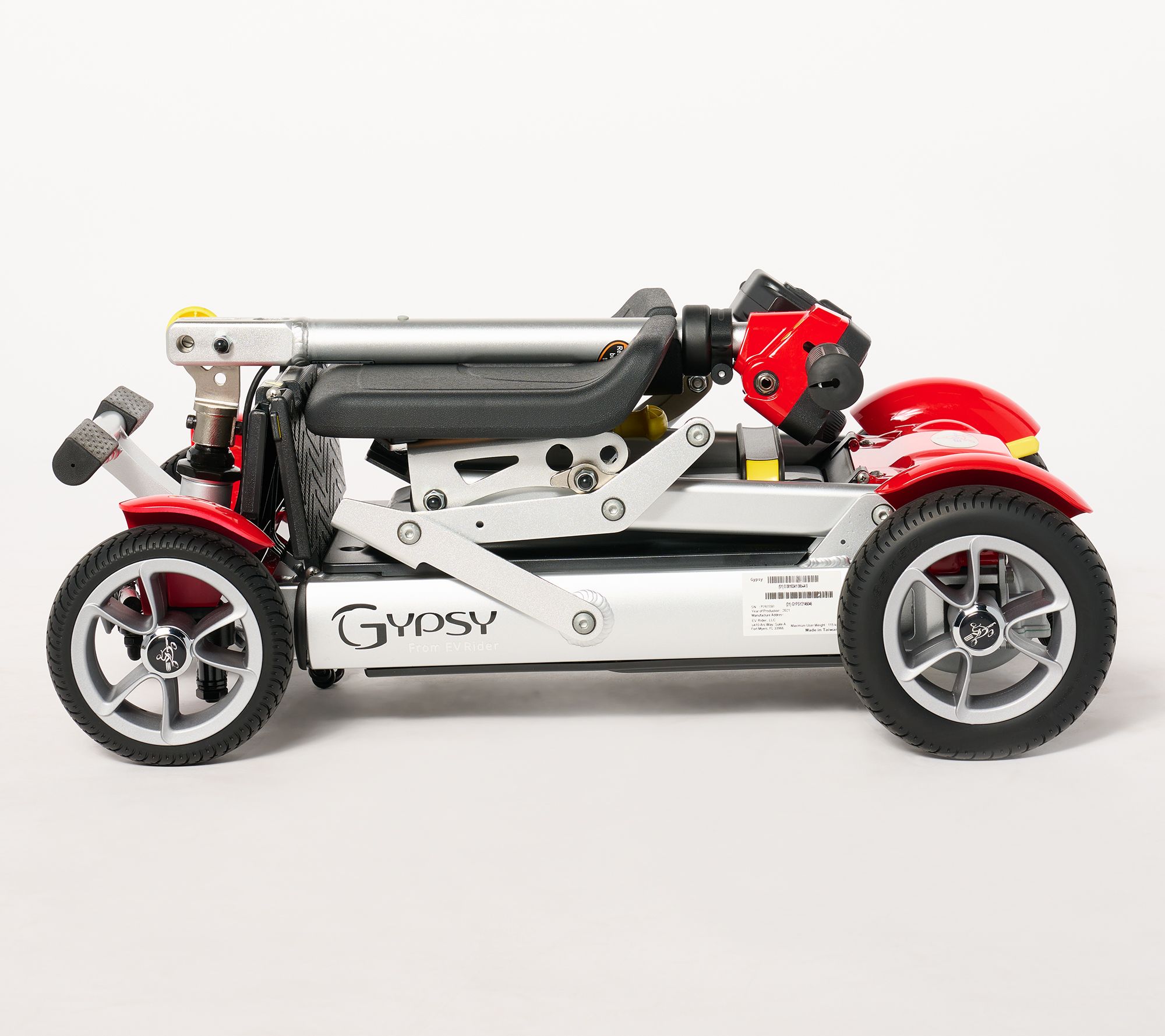 EV Rider Lightweight Folding Mobility Scooter - QVC.com