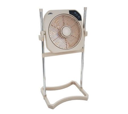 Air Innovations 12" Swirl Cool 2-in-1 Fan with Timer & Remote Control ...