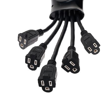 Power Squid 5 Outlet Surge Protector with 3 ft. Cord - QVC.com