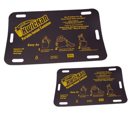 Set of 2 KwicKan Portable Instant Containers - QVC.com