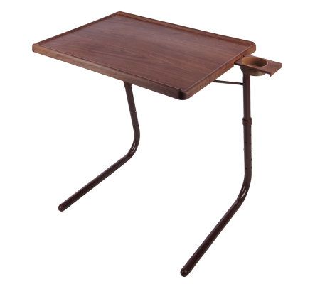 Table-Mate II Faux Woodgrain Multi-Purpose Portable Folding Table - QVC.com