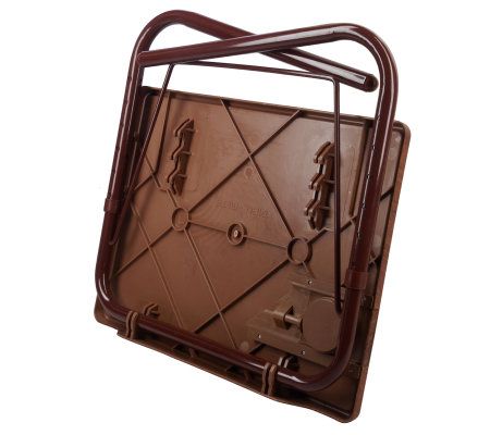 Table-Mate II Faux Woodgrain Multi-Purpose Portable Folding Table - QVC.com