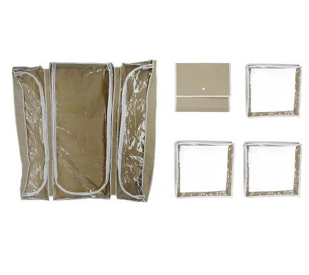 5-Piece Under the Bed Gift Wrap Organizer - QVC.com