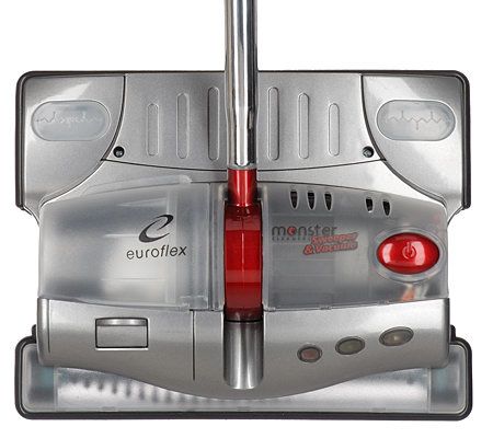 Monster 3-in-1 Rechargeable Vac-n-Sweep with Microfiber Sweeper - QVC.com