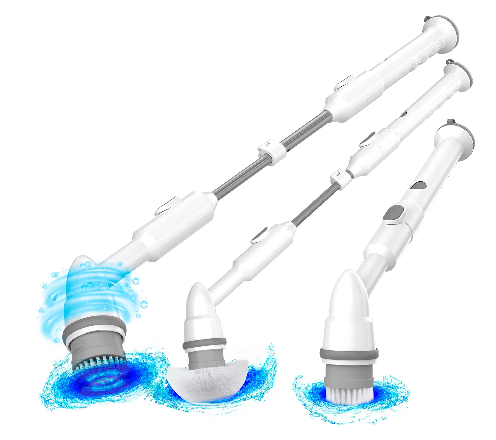 Voom Handheld Cordless Power Spin Scrubber - QVC.com