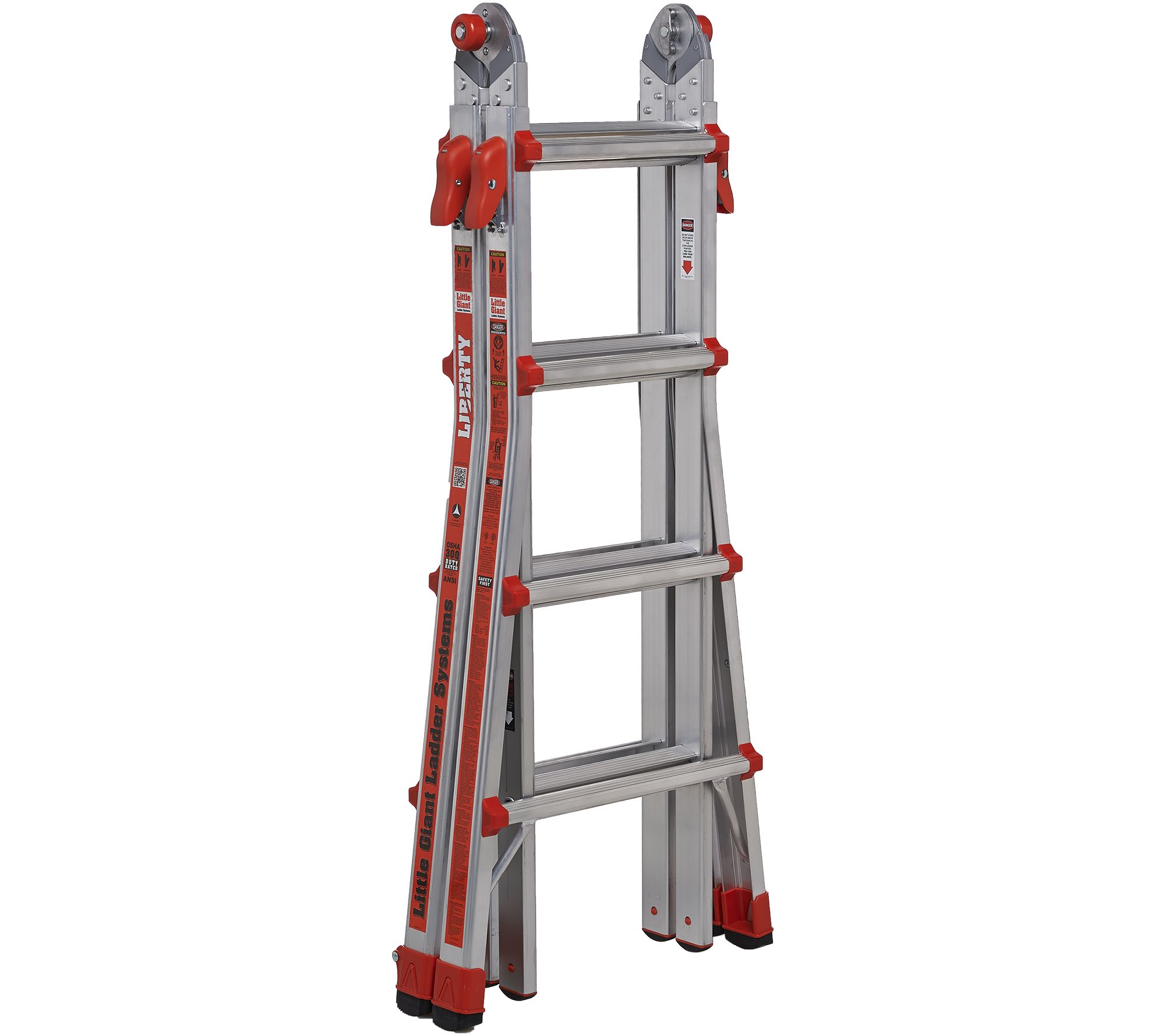 "As Is" Little Giant Liberty 24-in-1 17' Ladder with Rock Locks - QVC.com