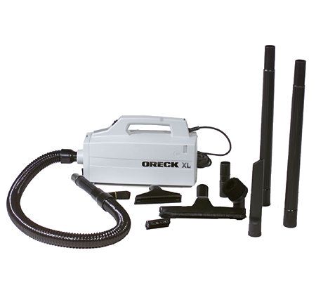Oreck XL 8 Lb. Upright Vacuum w/Canister Vac and Car Vacuum - QVC.com