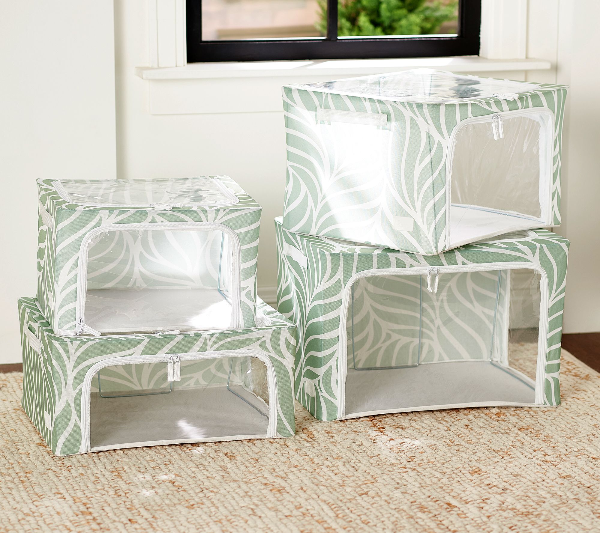 (QVC) Periea Set of 4 Assorted Collapsible Storage Boxes – TVShoppingQueens