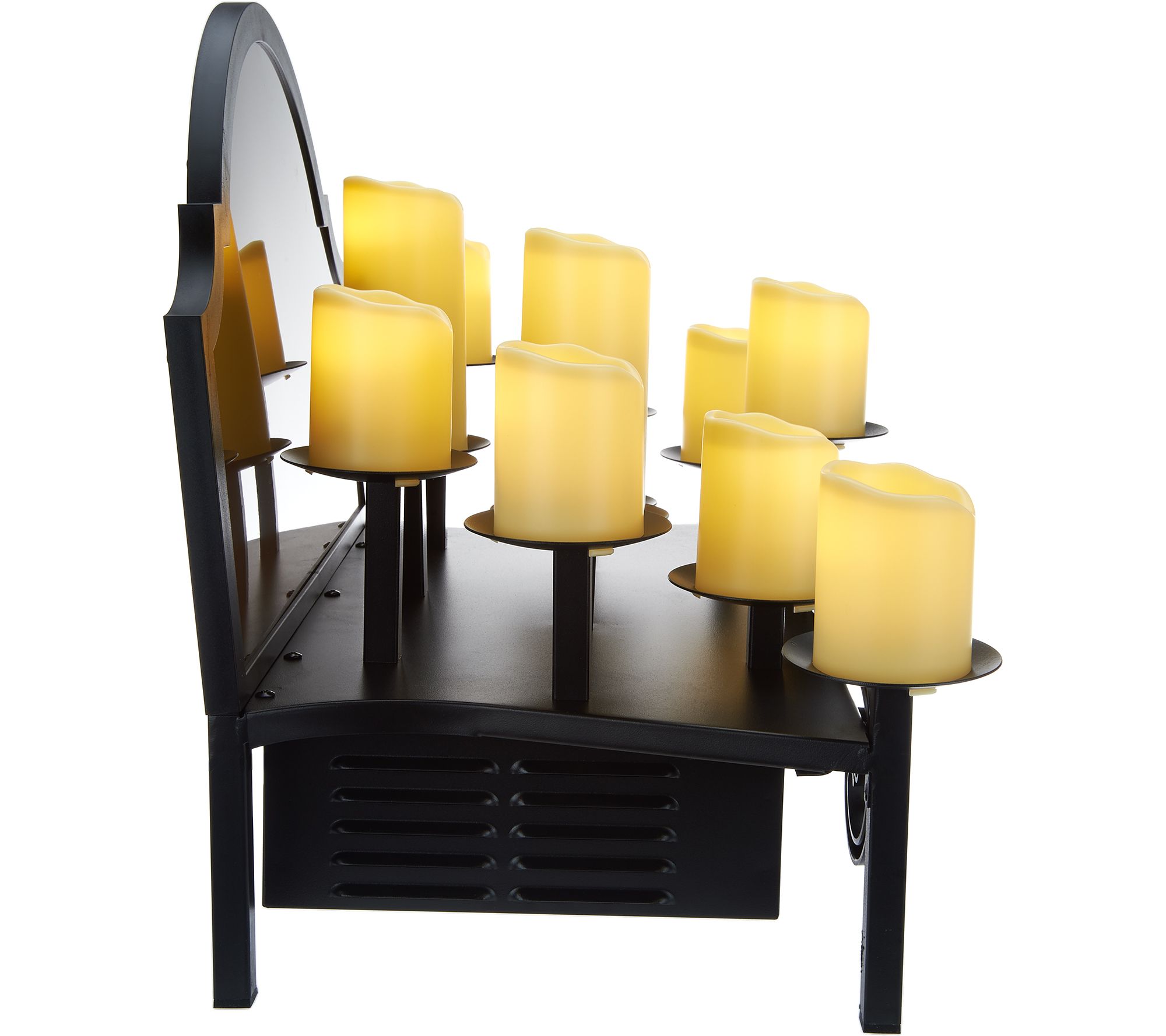 Duraflame Heated Candelabra Fireplace Insert/Display - QVC.com