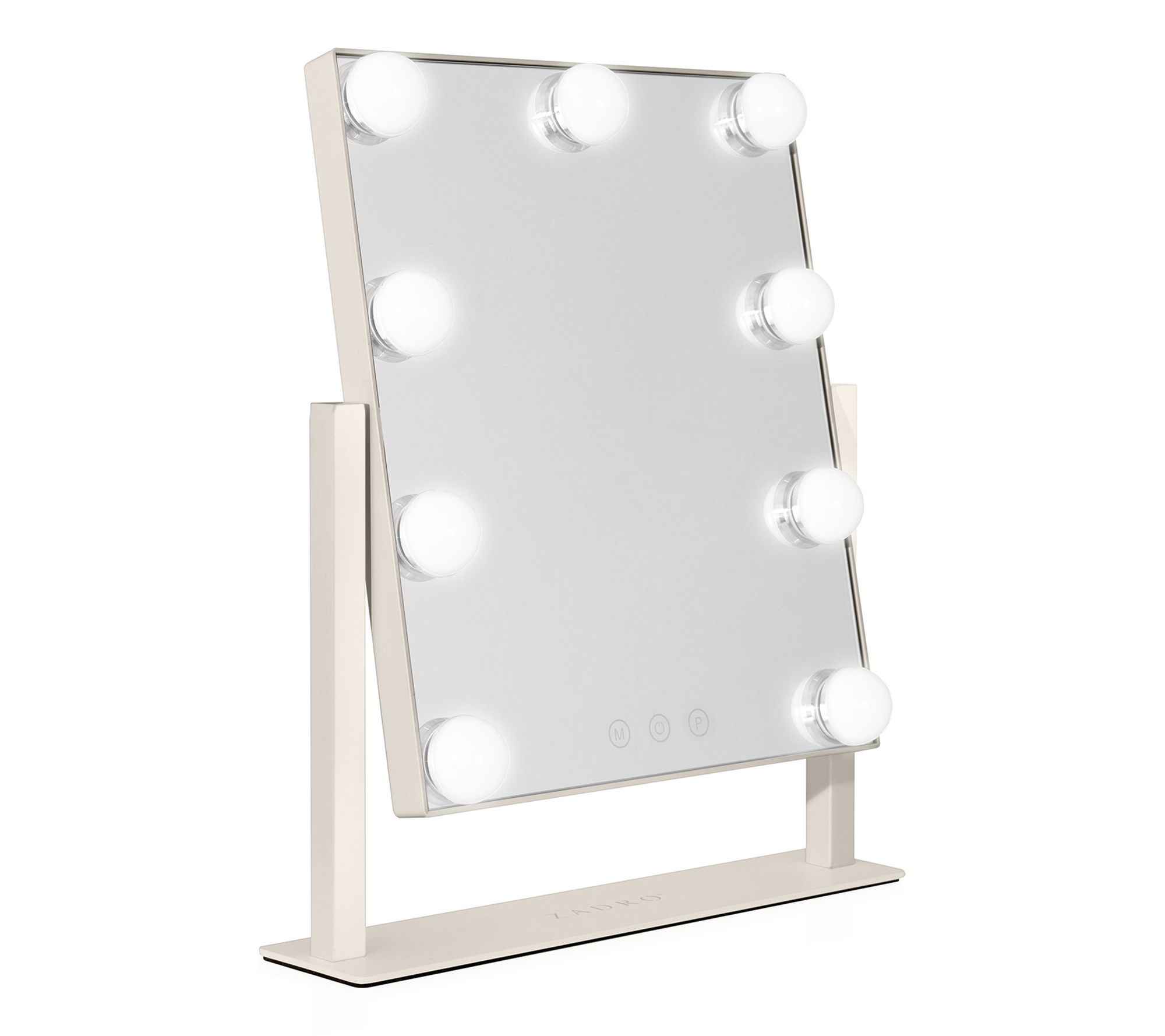 Zadro 9 Led Light Bulb Hollywood Vertical Makeup Mirror - QVC.com