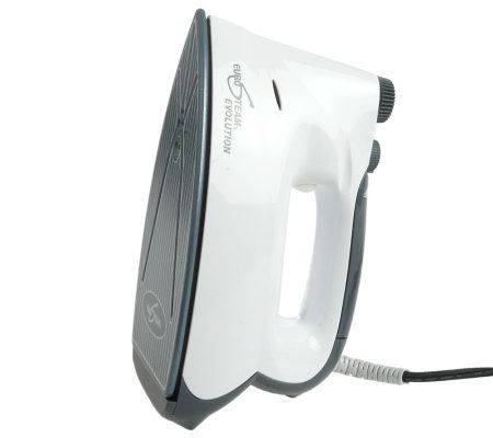 Eurosteam Steam Iron with Boiler Tank & Ceramic Soleplate - QVC.com
