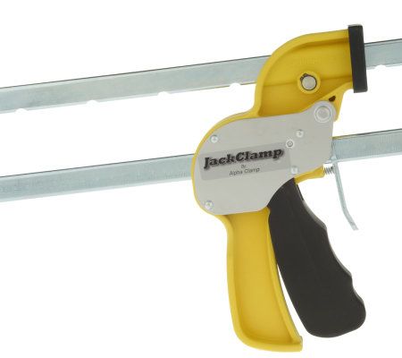 The Alpha Jack Clamp 12" Bar Clamp w/ 2 Steel Bars Bars - QVC.com